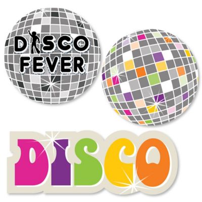 70's Disco - DIY Shaped 1970s Party Cut-Outs - 24 ct